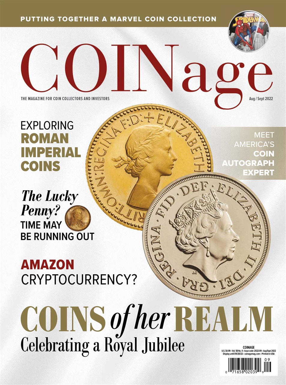 COINage Magazine - Aug/ Sep 2022 Subscriptions | Pocketmags