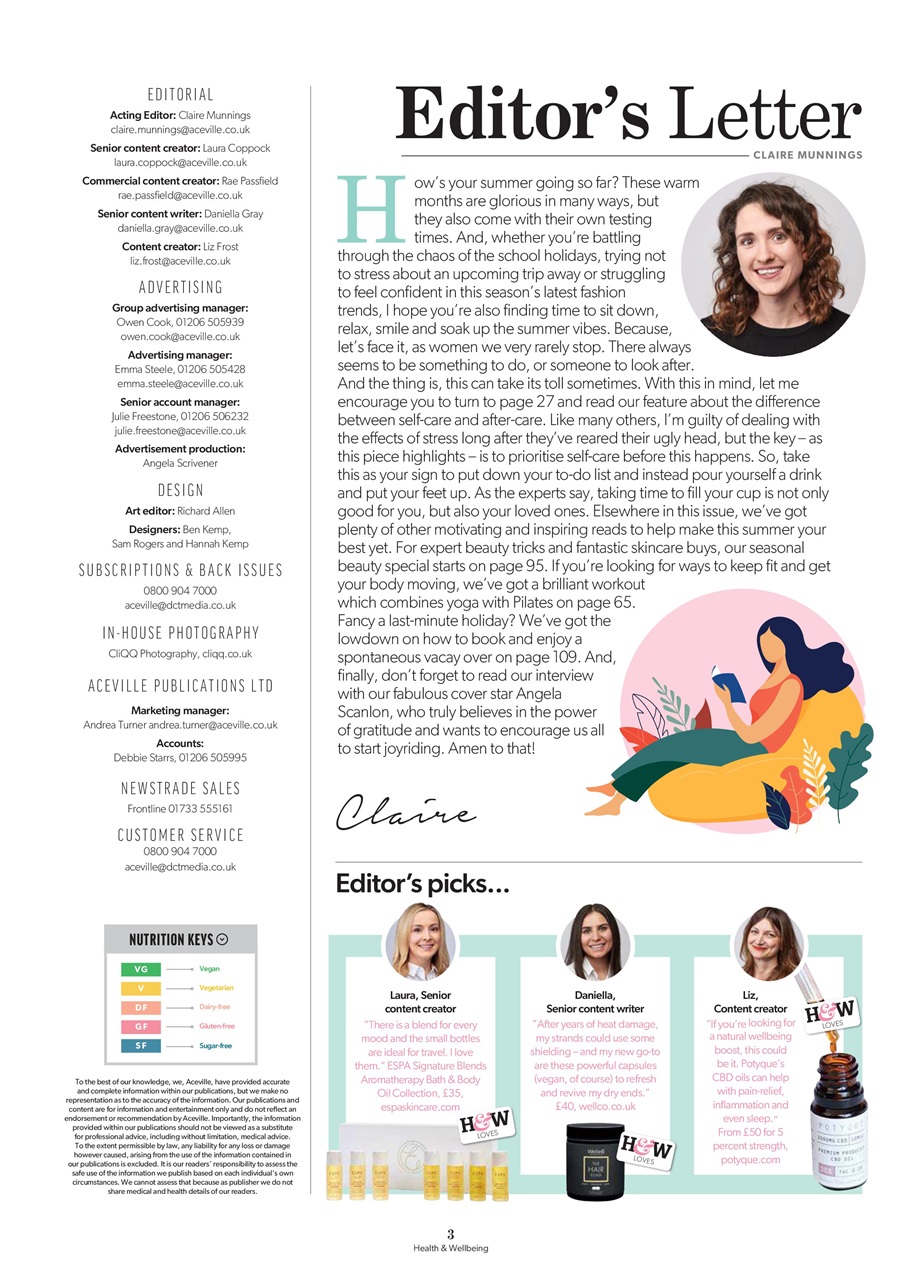 Health & Wellbeing Magazine - Aug-22 Subscriptions | Pocketmags