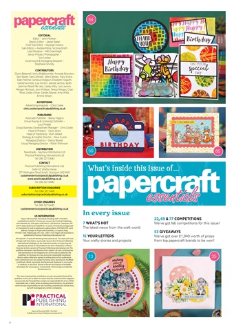 Papercraft Essentials Magazine - Issue 214 Subscriptions | Pocketmags