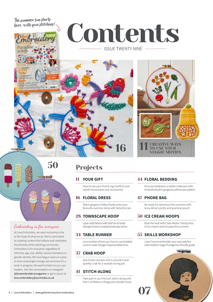 Love Embroidery Magazine - Issue 29 Subscriptions | Pocketmags
