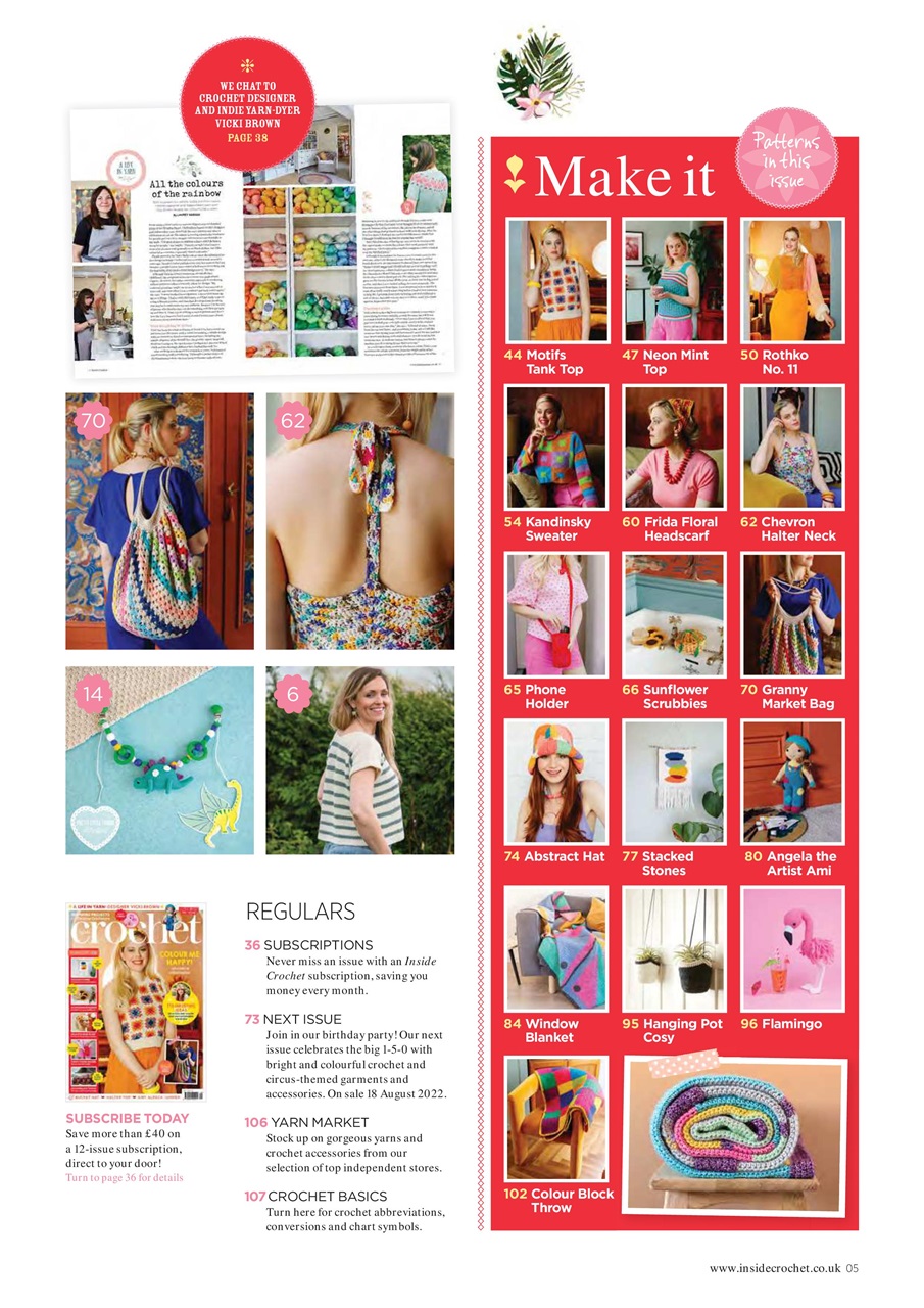 Inside Crochet Magazine - Issue 149 Subscriptions | Pocketmags