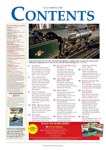 Steam World Magazine - August 2022 Subscriptions | Pocketmags