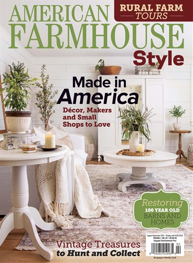American Farmhouse Style Magazine - AFS Aug/Sep 22 Subscriptions ...