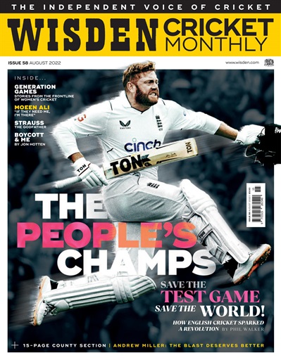 Wisden Cricket Monthly Magazine - August 2022 Subscriptions | Pocketmags
