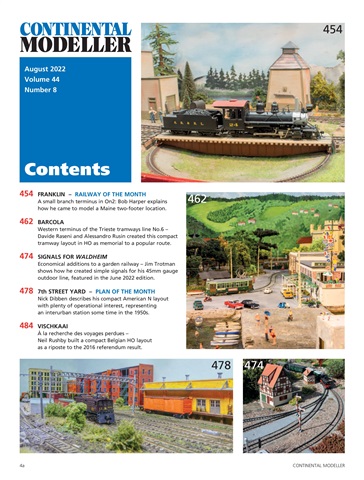 Continental Modeller Magazine - Aug-22 Subscriptions | Pocketmags
