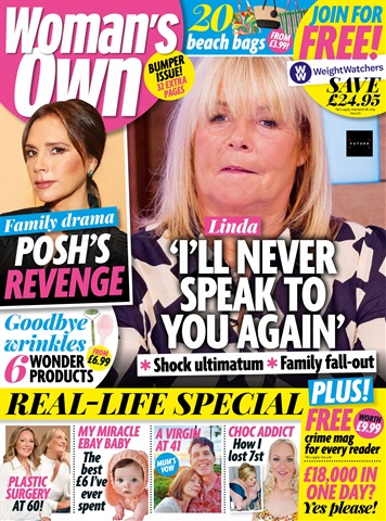 Womans Own Magazine - 25-Jul-2022 Subscriptions | Pocketmags