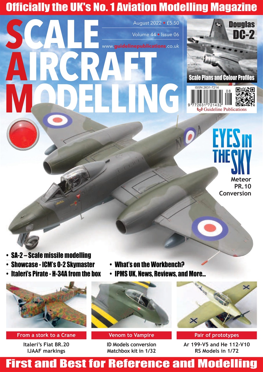 Scale Aircraft Modelling Magazine - August 2022 Subscriptions | Pocketmags