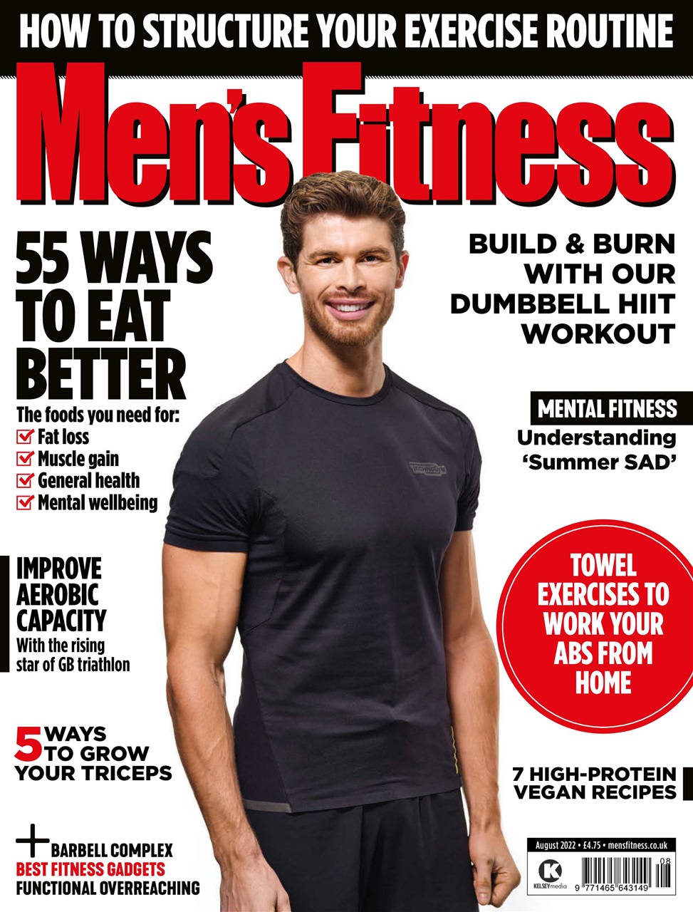Men's Fitness Magazine - Aug-22 Subscriptions | Pocketmags