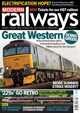 Modern Railways Magazine - August 2022 Subscriptions | Pocketmags