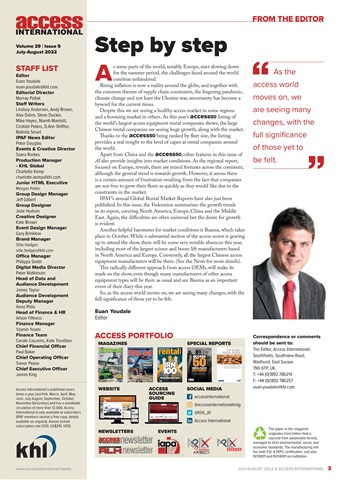 Access International Magazine - Jul-Aug 2022 Subscriptions | Pocketmags