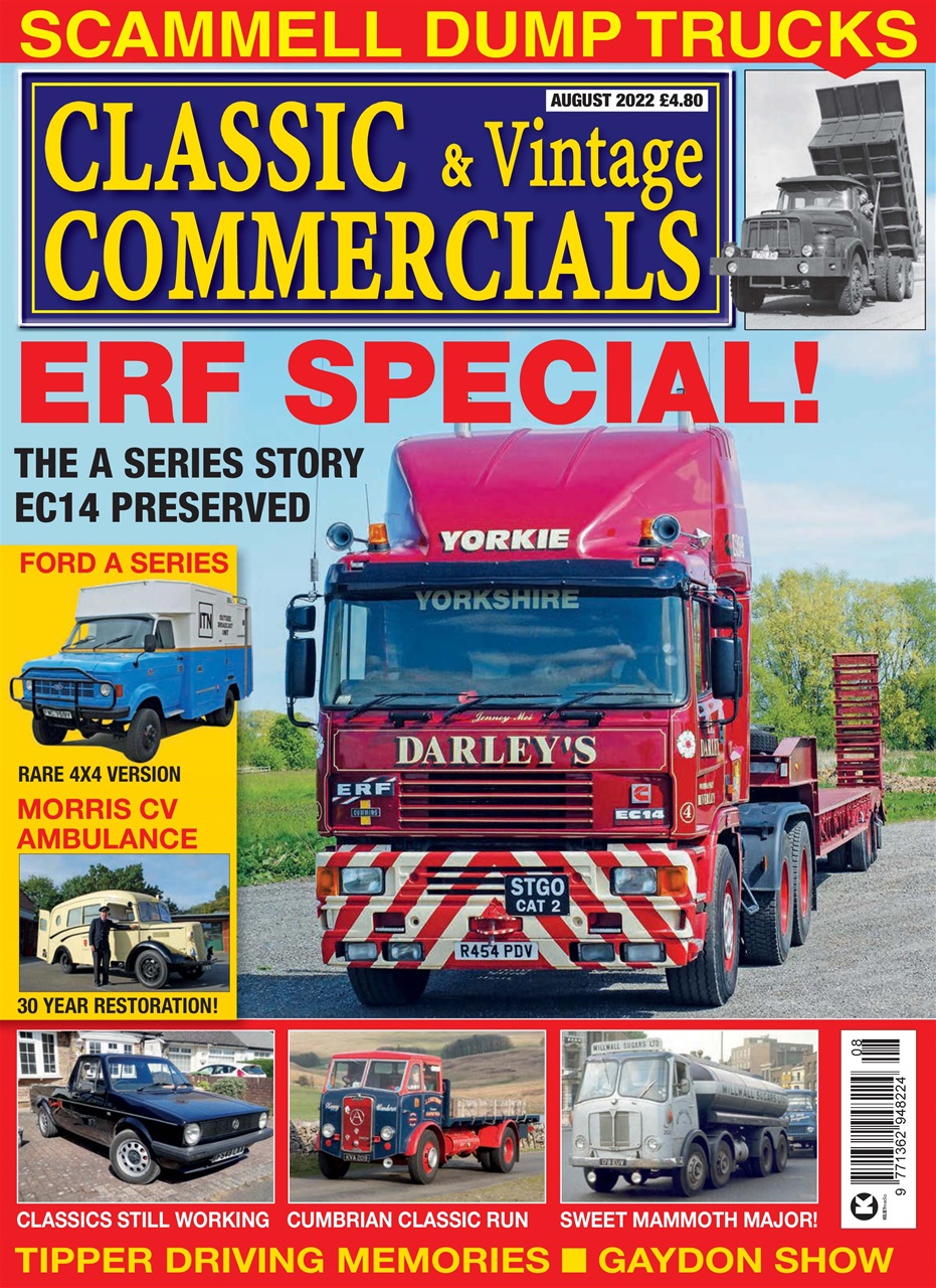 Classic & Vintage Commercials Magazine - Aug-22 Subscriptions | Pocketmags