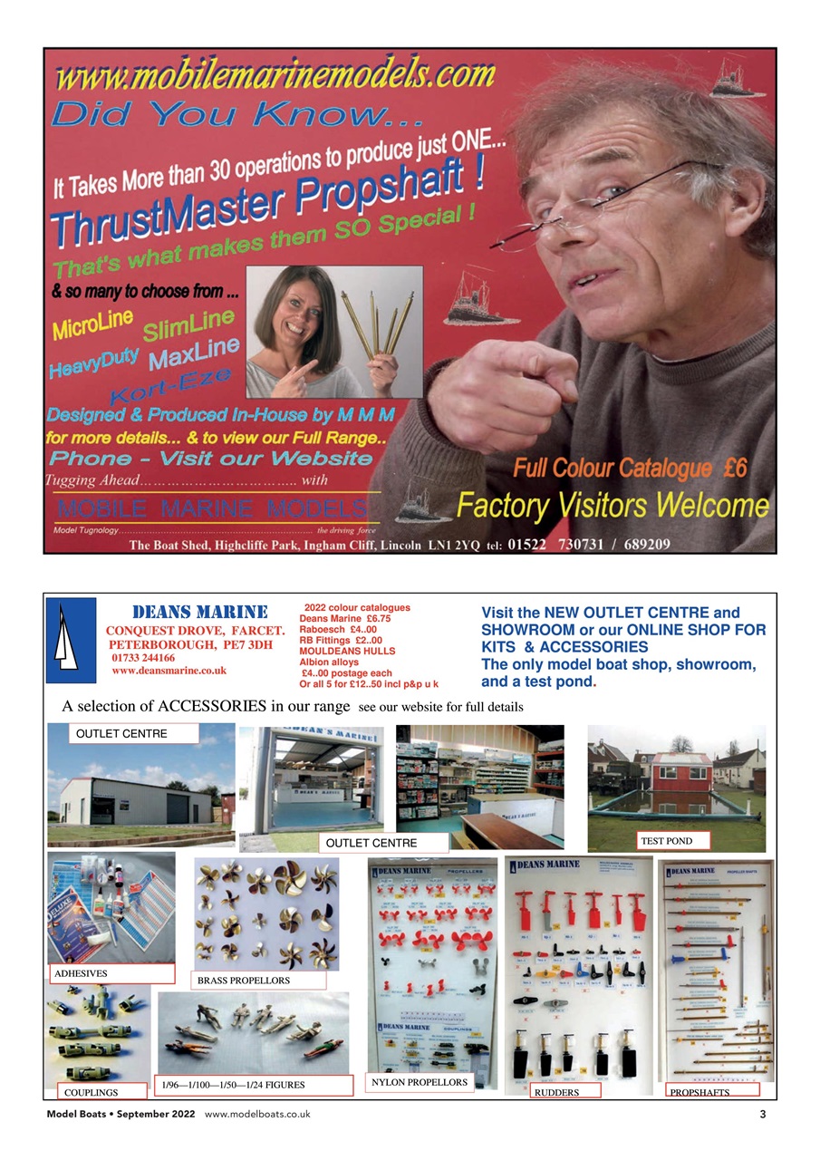 Model Boats Magazine - September 2022 Subscriptions | Pocketmags