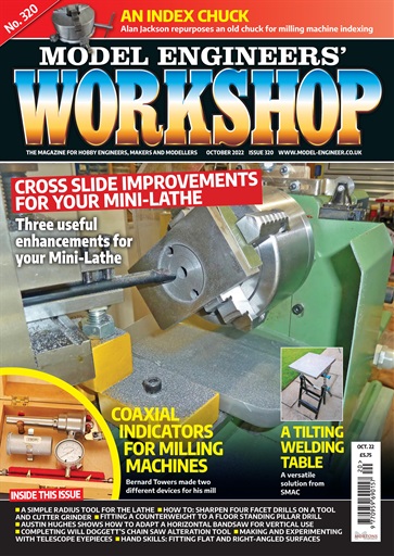 Model Engineers' Workshop Magazine - October 2022 Back Issue
