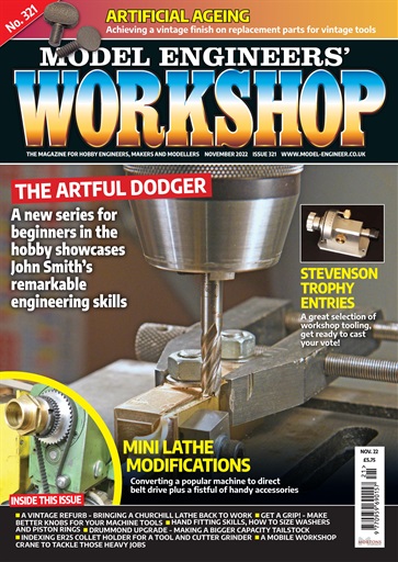 Model Engineers' Workshop Magazine - November 2022 Back Issue