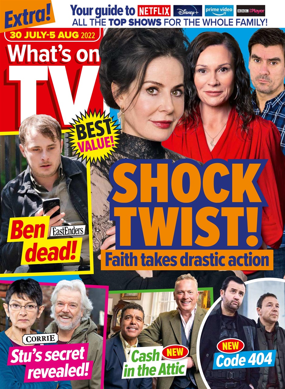 What's on TV Magazine - 30-Jul-2022 Subscriptions | Pocketmags
