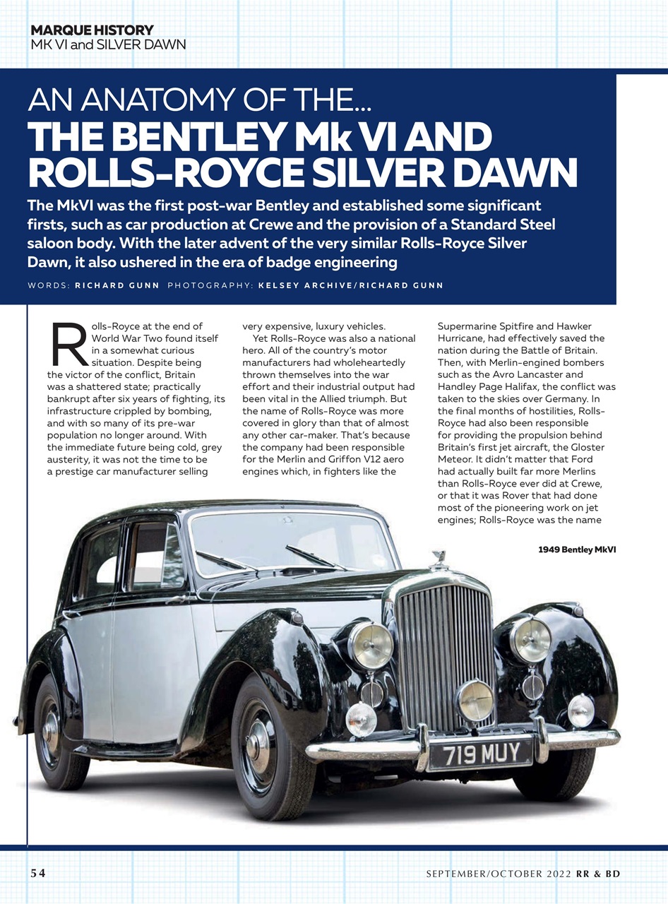 Rolls-Royce & Bentley Driver Magazine - Issue 32 - Sept/Oct Back Issue