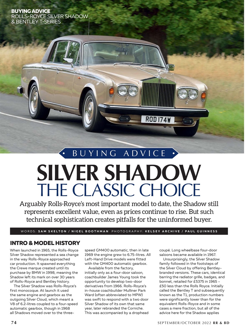 Rolls-Royce & Bentley Driver Magazine - Issue 32 - Sept/Oct ...