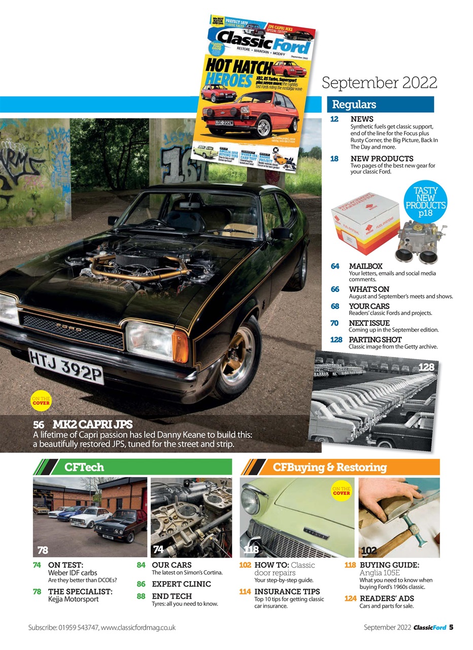 Classic Ford Magazine - Sep-22 Subscriptions | Pocketmags