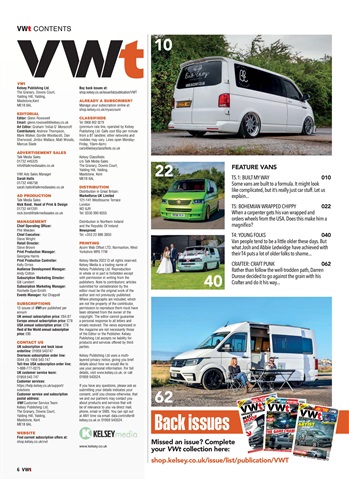 VWt Magazine - Issue 122 Sept 22 Subscriptions | Pocketmags