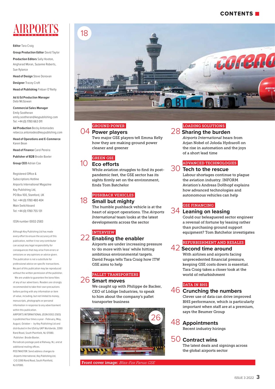 Airports International Magazine - Issue 3 2022 Subscriptions | Pocketmags