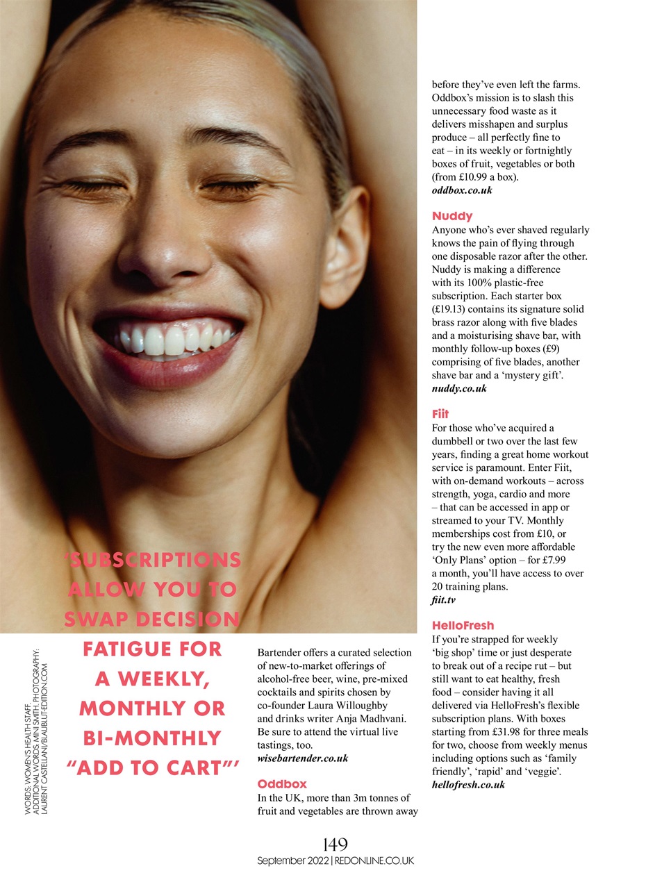 Red Magazine - Sep-22 Subscriptions | Pocketmags