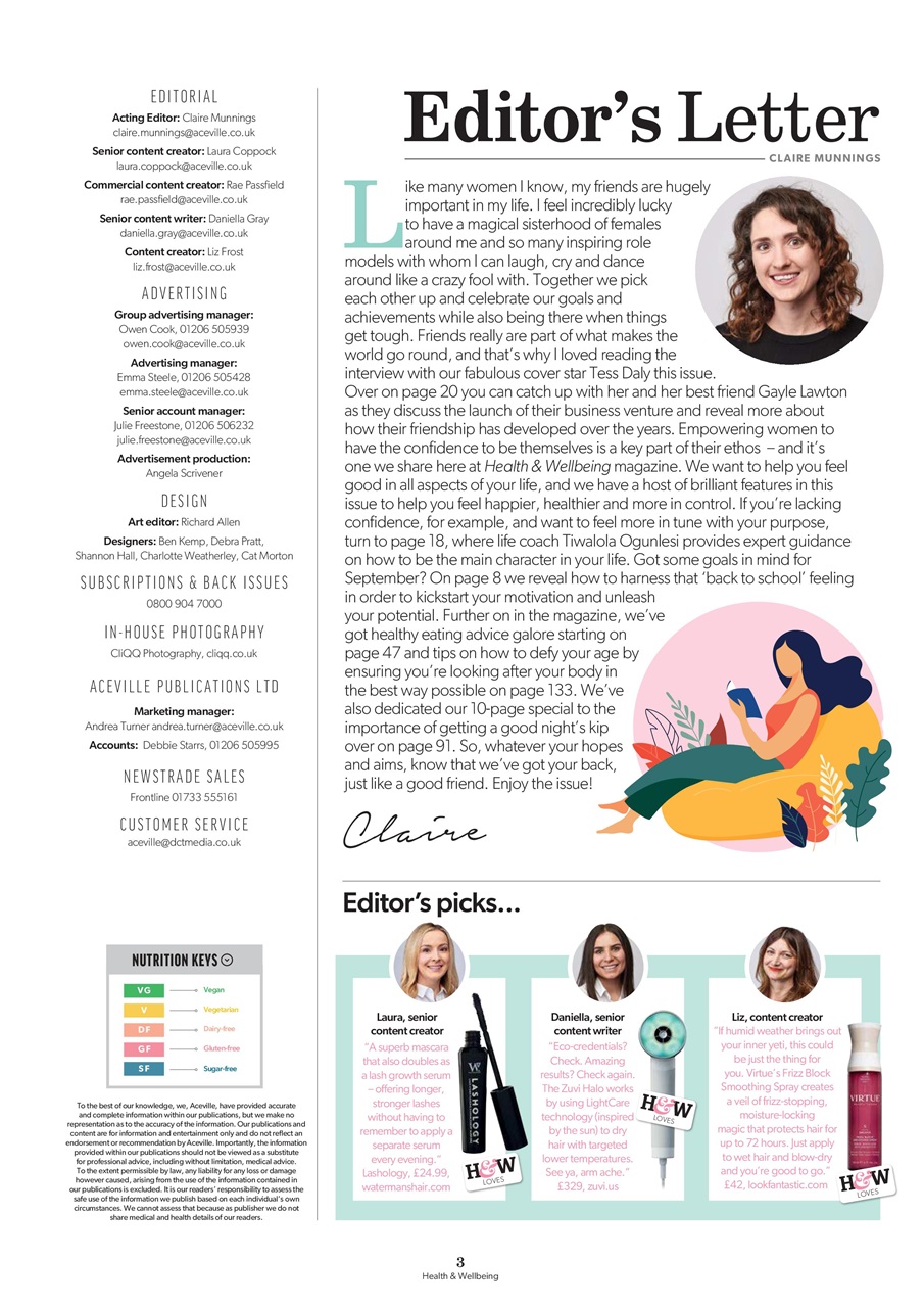 Health & Wellbeing Magazine - Sep-22 Subscriptions | Pocketmags