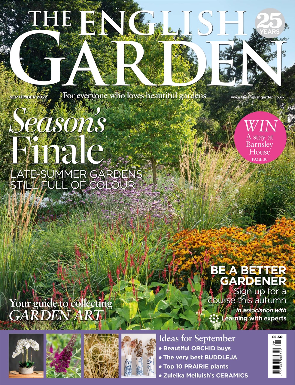 The English Garden Magazine - September 2022 Subscriptions | Pocketmags