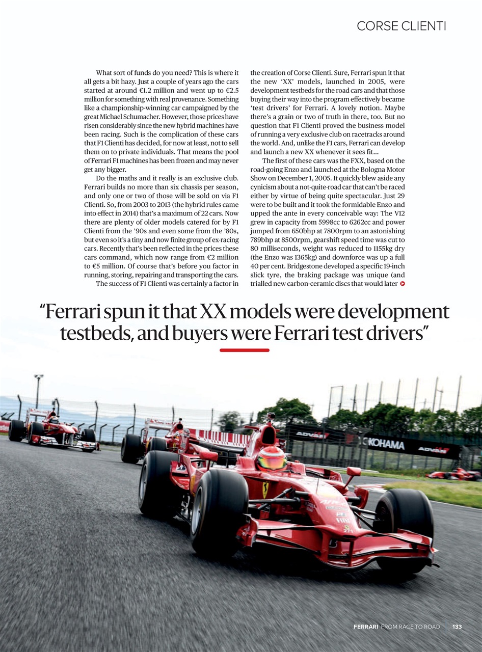 Motor Sport Magazine - Ferrari from Race to Road Edición especial