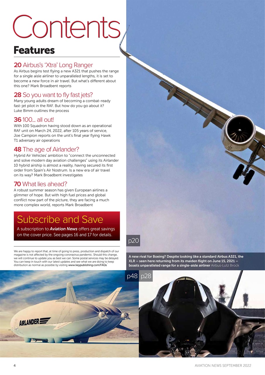 Aviation News Magazine - September 2022 Back Issue