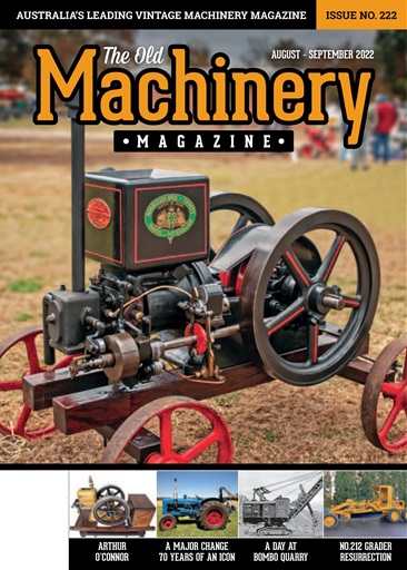 The Old Machinery Magazine - Aug-Sept 2022 Subscriptions | Pocketmags