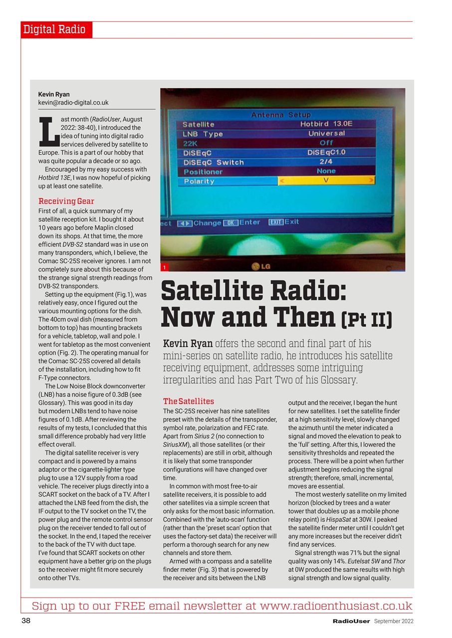 Radio User Magazine - September 2022 Subscriptions | Pocketmags