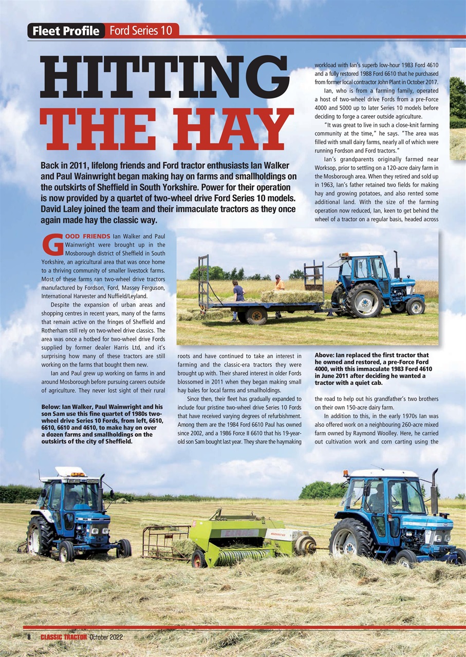 Classic Tractor Magazine - October 2022 Back Issue