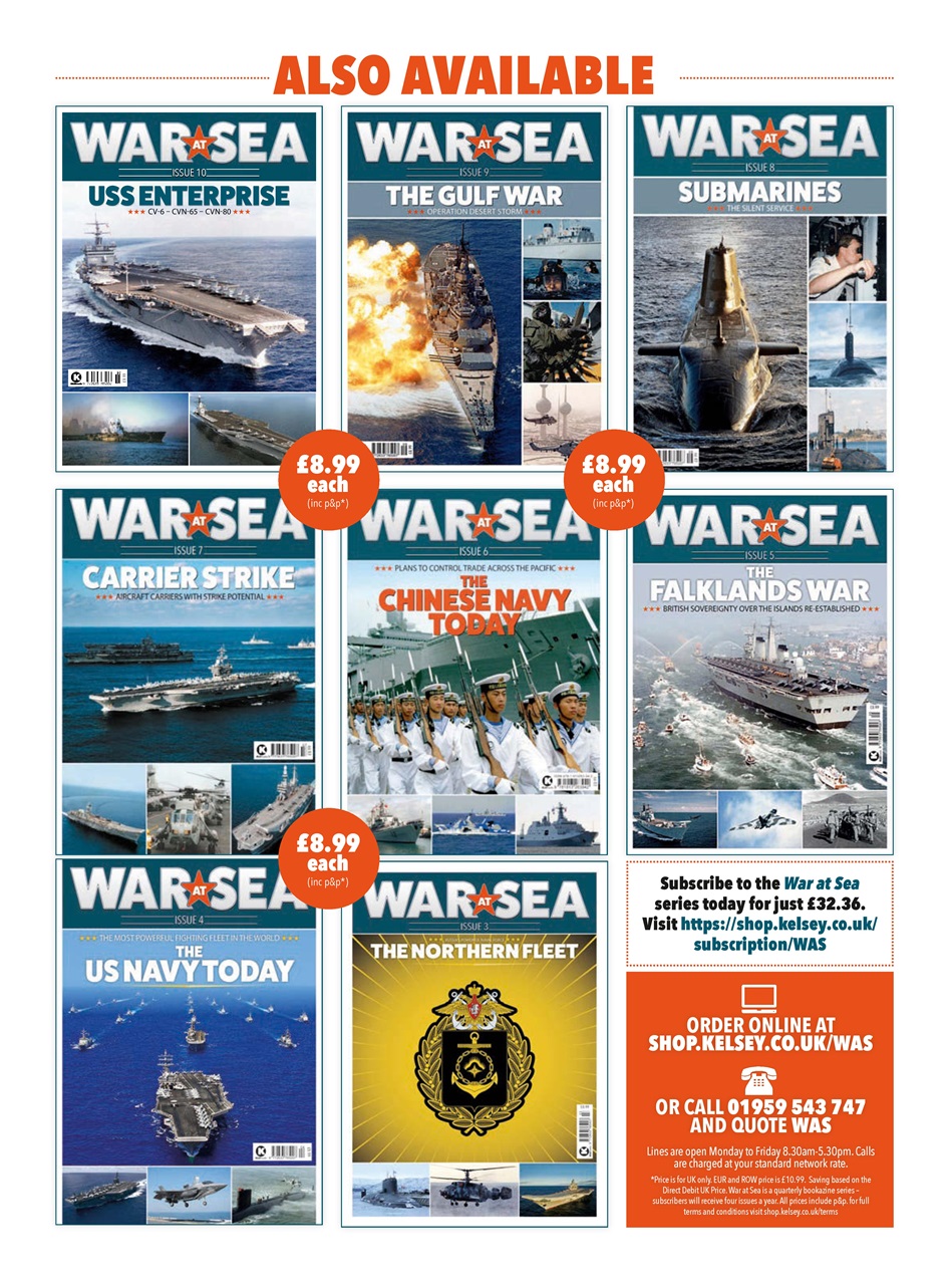 War at Sea Magazine - Issue 11 Back Issue