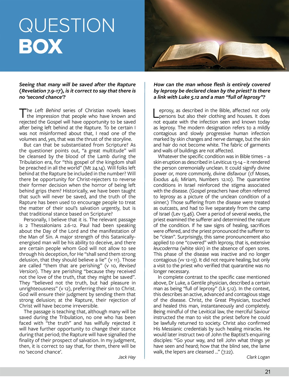 Believer Magazine - September 2022 Back Issue