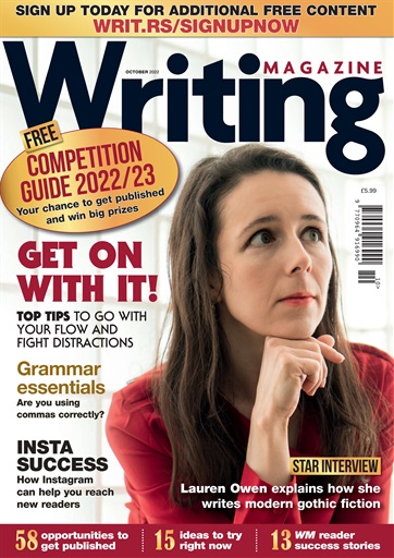 Writing Magazine - October 2022 Subscriptions | Pocketmags
