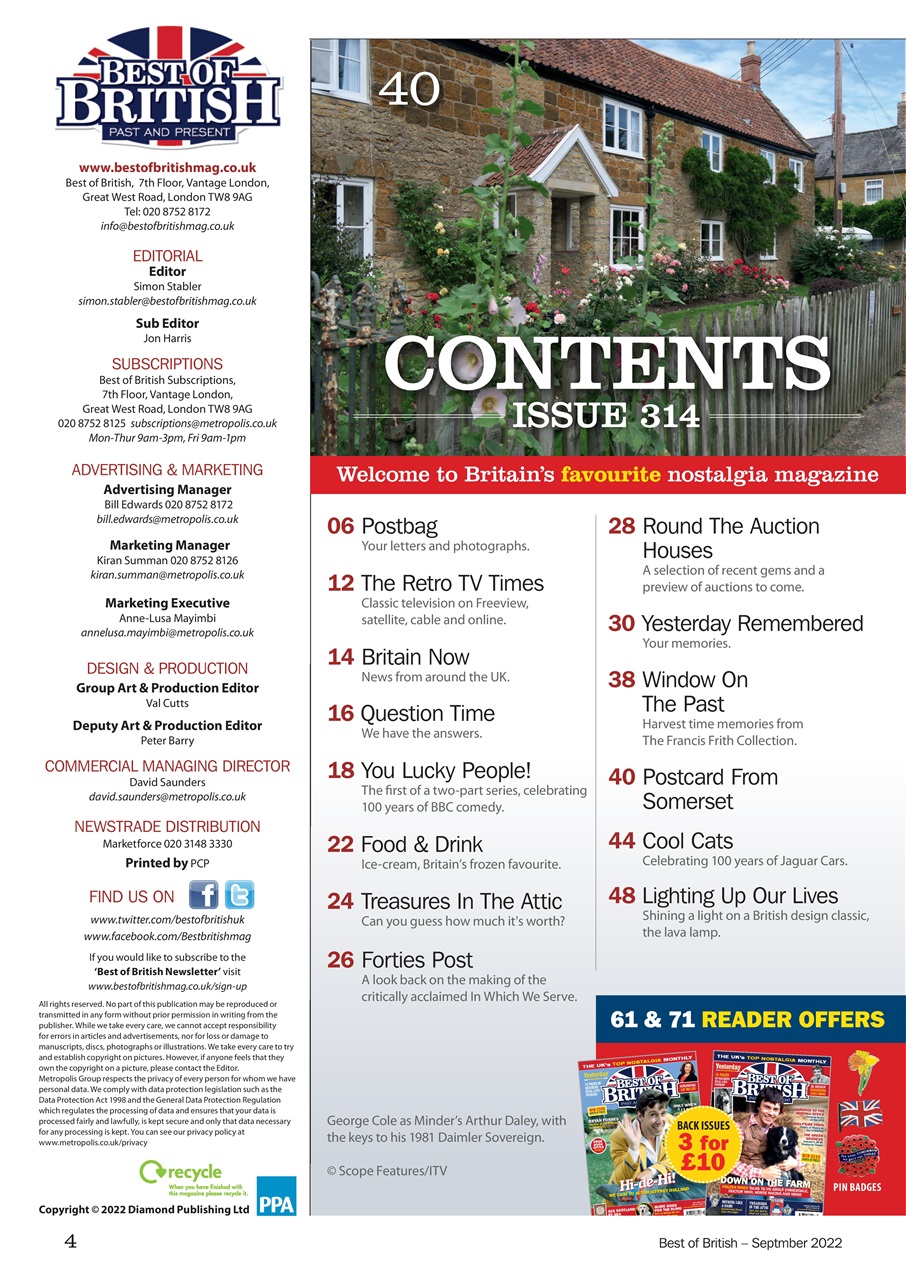 Best of British Magazine - Sep-22 Back Issue
