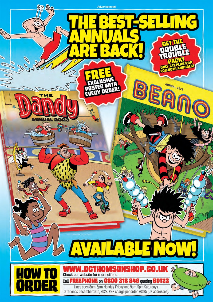 Beano Magazine - 27/08/2022 Back Issue