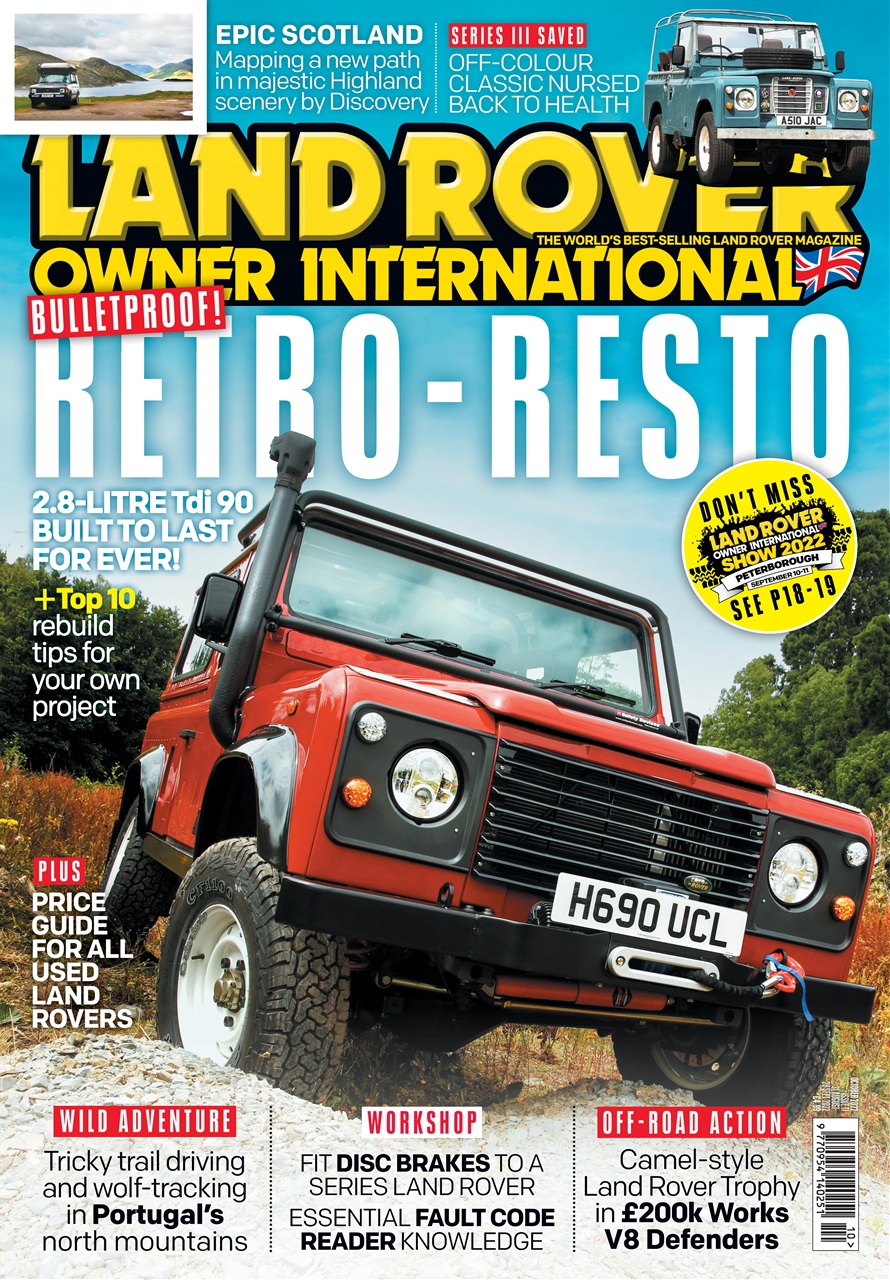 Land Rover Owner Magazine - Oct-22 Back Issue