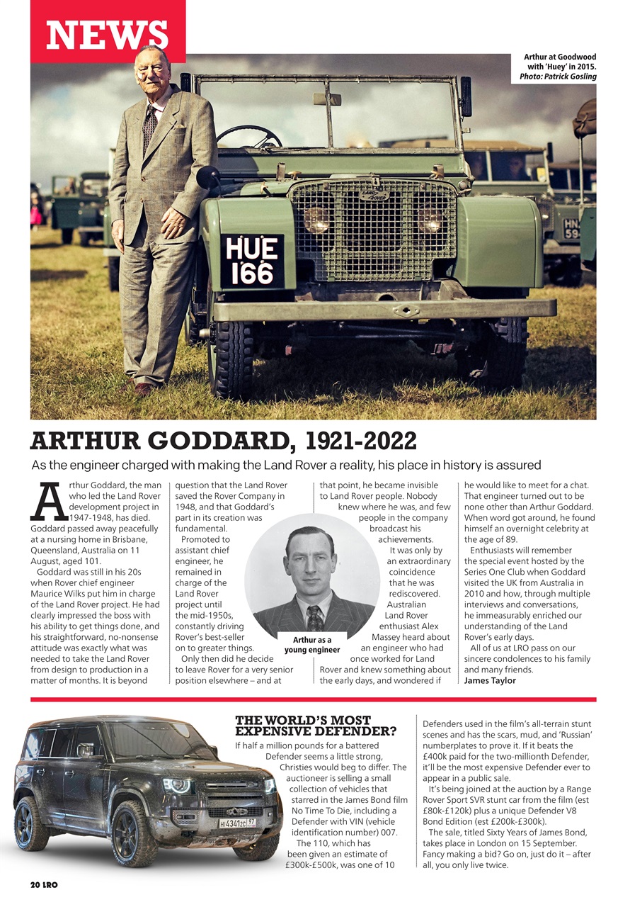 Land Rover Owner Magazine - Oct-22 Back Issue