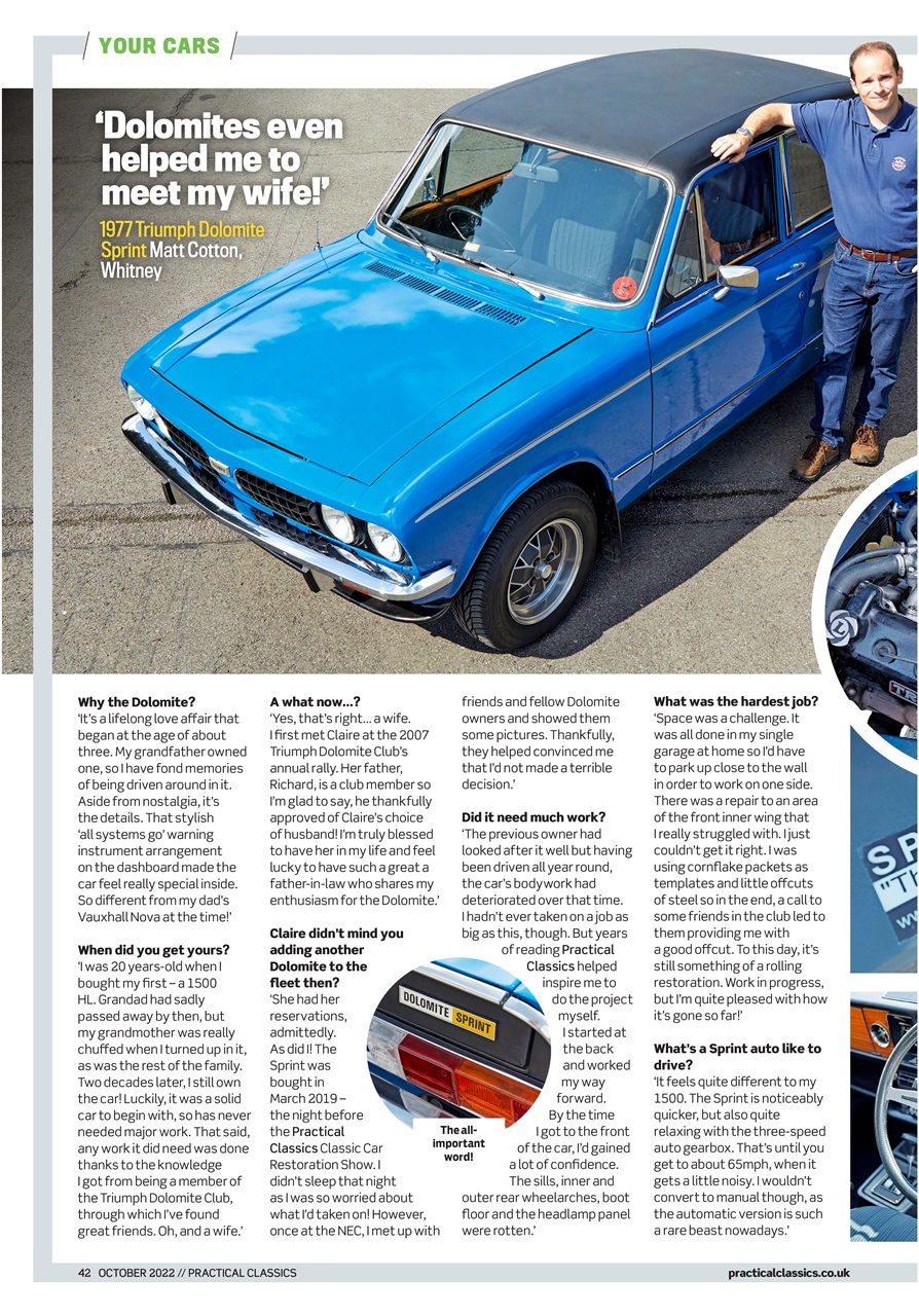Practical Classics Magazine - Oct 22 Back Issue