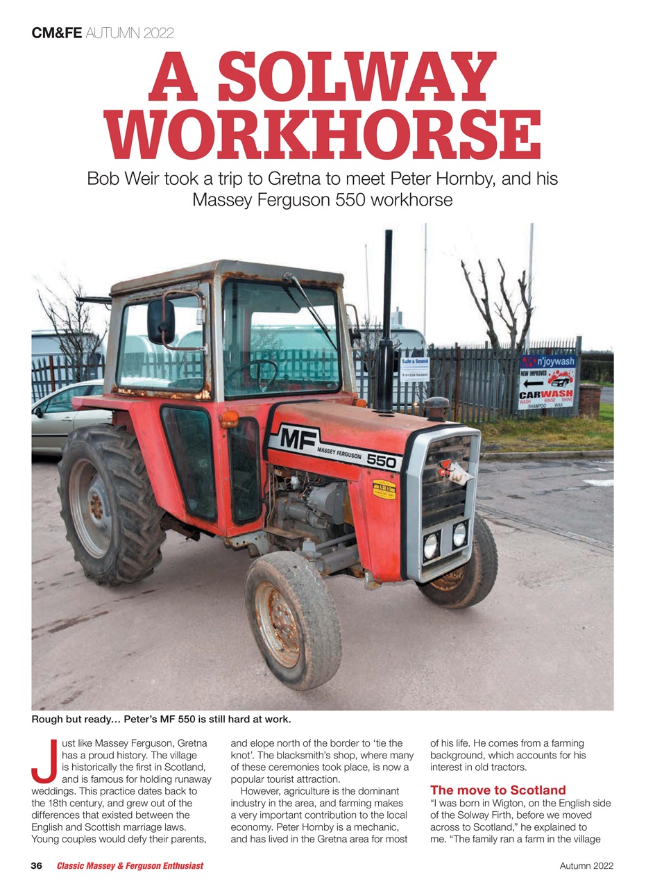 Classic Massey Magazine - Autumn 2022 Back Issue