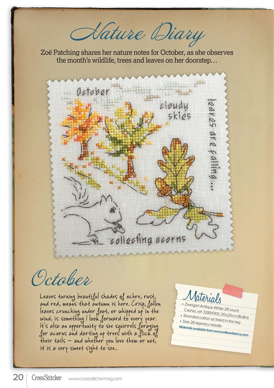 CrossStitcher Magazine - October 2022 Back Issue