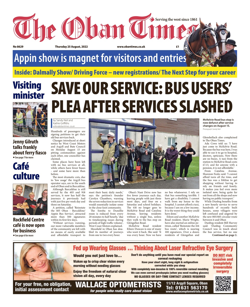 The Oban Times & Lochaber Times Magazine - 25th August, 2022 Back Issue