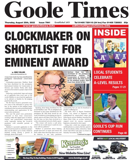 Goole Times Magazine - Thursday, August 25th Back Issue