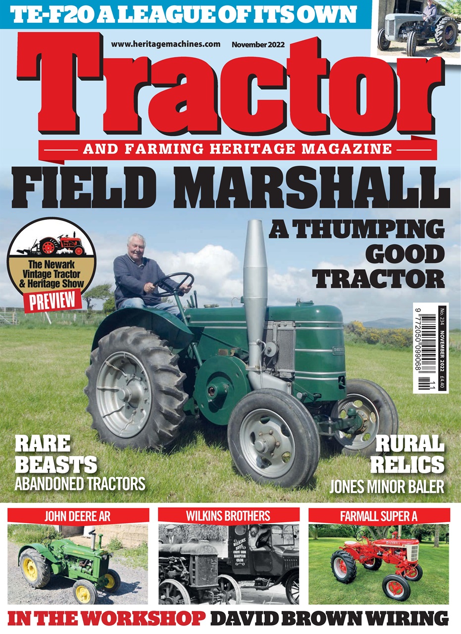 Tractor & Farming Heritage Magazine - Nov-22 Back Issue
