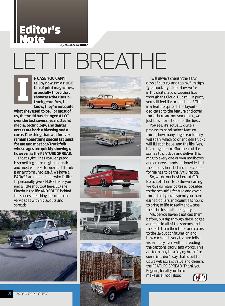 C10 Builder's Guide Magazine - C10 BG-Win 22 Back Issue