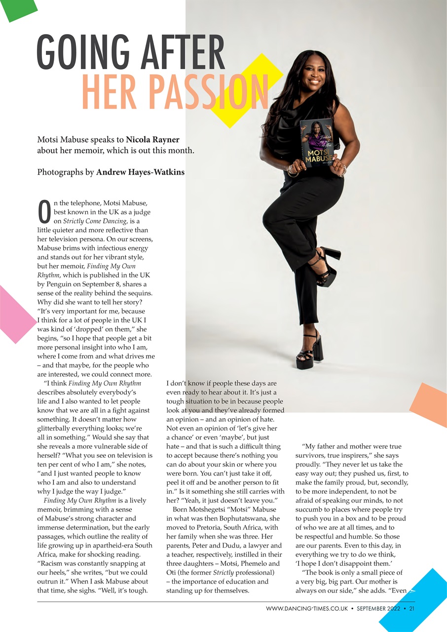 Dancing Times Magazine Subscriptions and September 2022 Issue