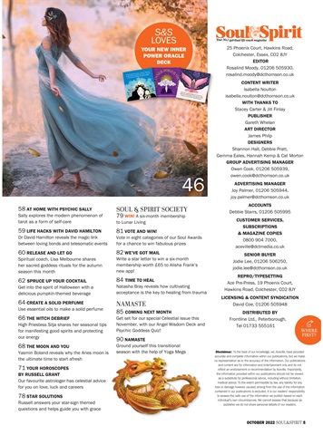 Soul & Spirit Magazine - Oct-22 Subscriptions | Pocketmags