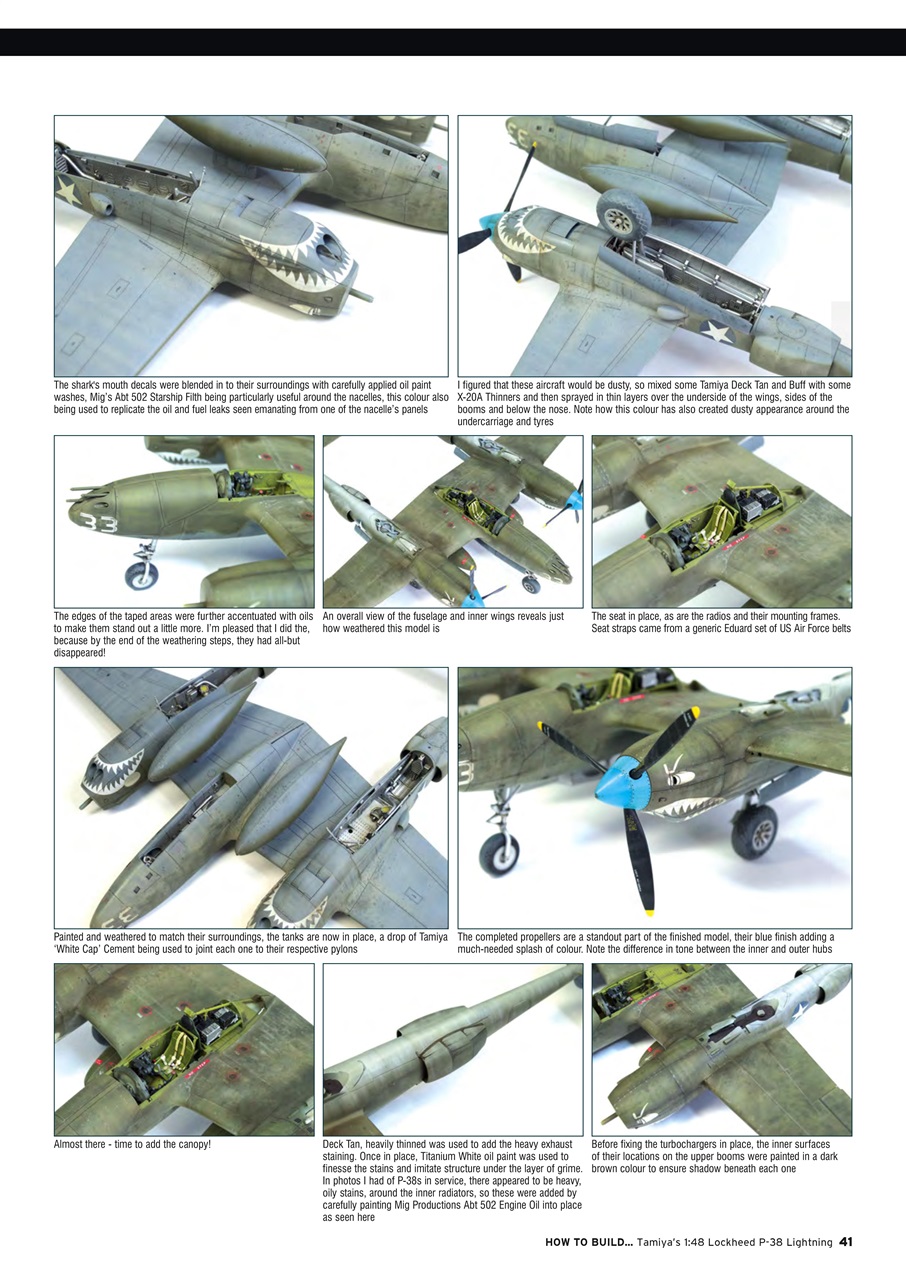 Modellers Reference Library Magazine - How to Build the Tamiya P-38 ...