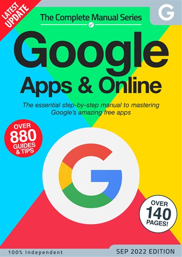 Google Apps The Complete Manual Magazine - Autumn 2022 Back Issue